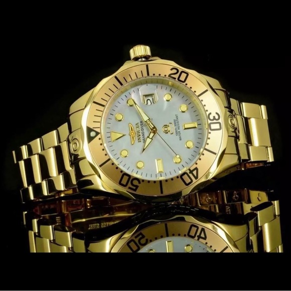 Invicta | Accessories | Invicta Mens Watch Grand Diver Automatic Yellow ...